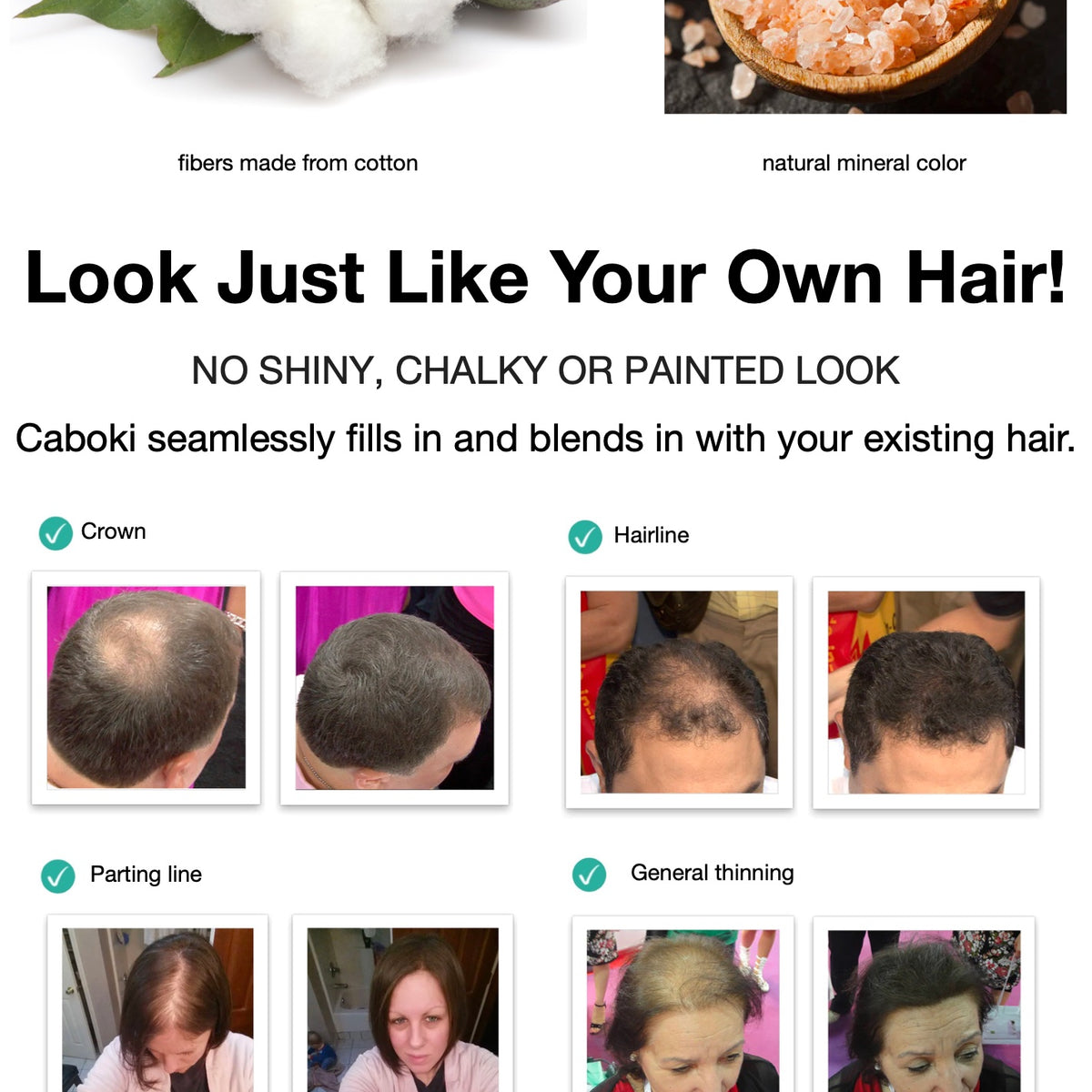 Hair Fiber Powder - Caboki Starter Kit – Caboki.com